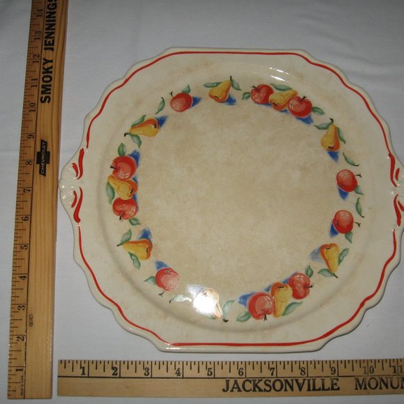 Harker Bakerlte | Dining | Vintage Antique Hall Platter Fruit Large ...